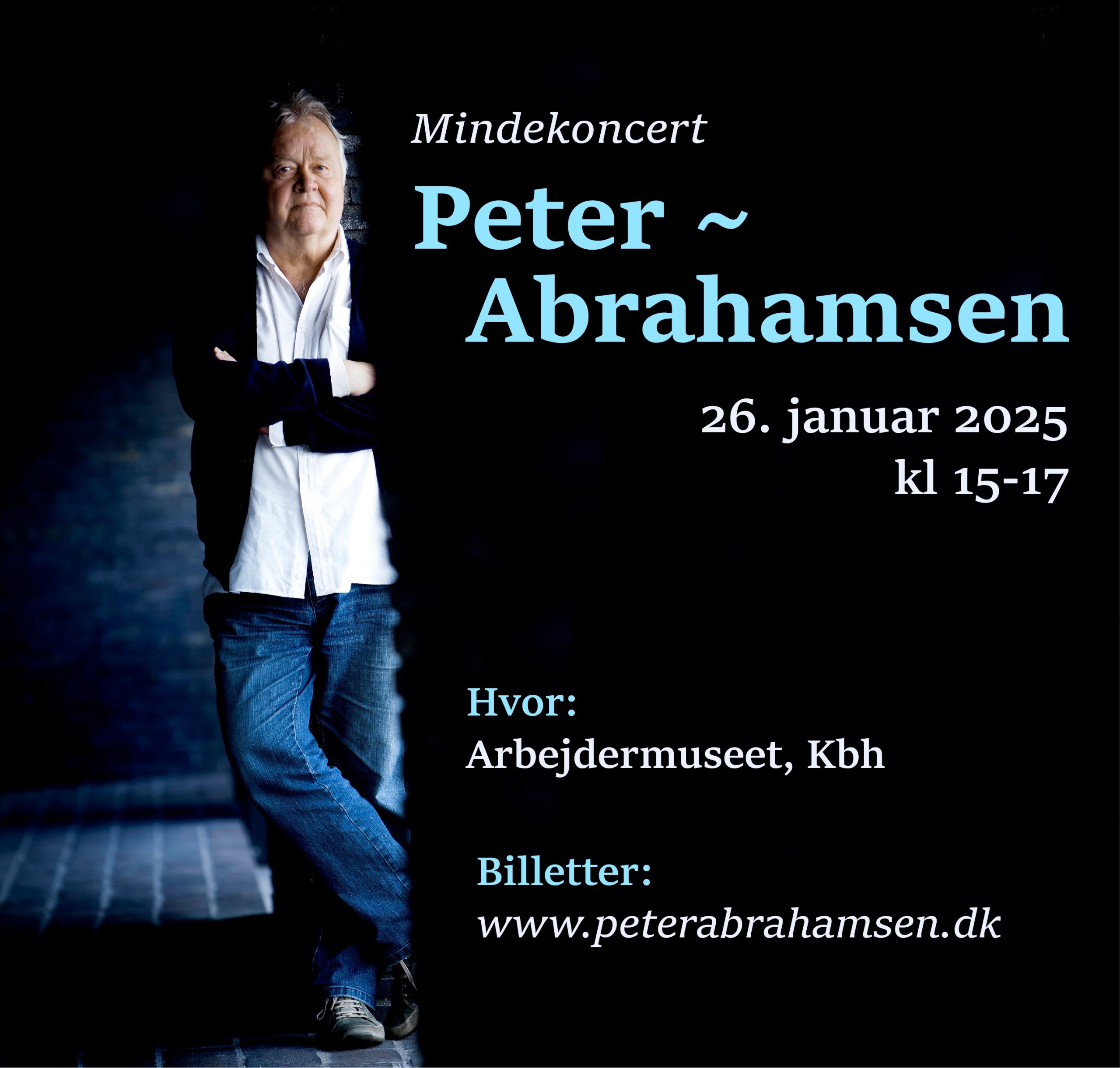 Mindekoncert for Peter Abrahamsen i Arbejdermuseet - Peter Abrahamsen